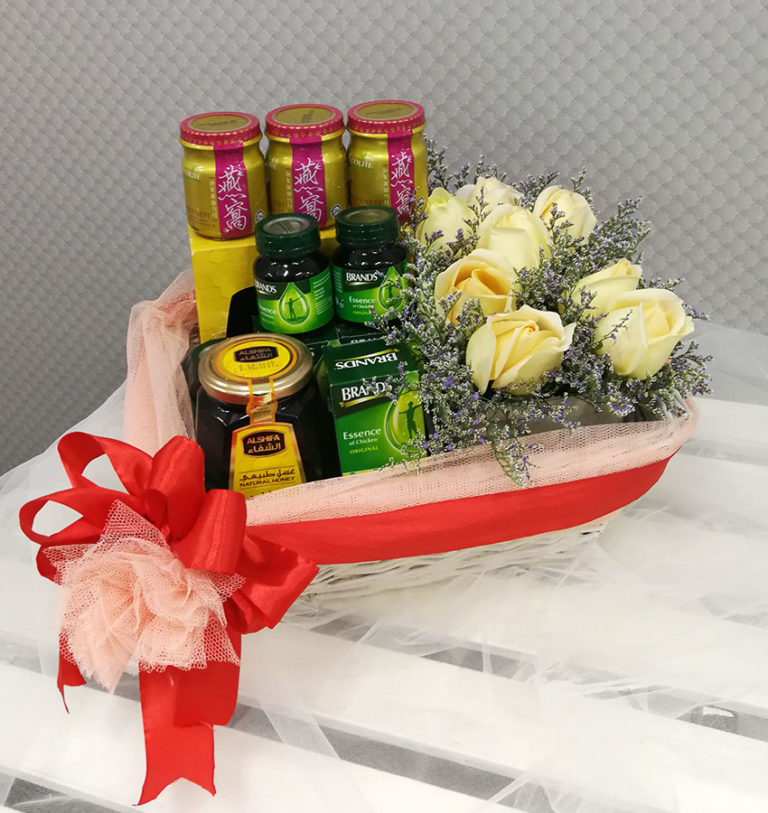 NB2006 New Born Hamper Arrangement - Blooming