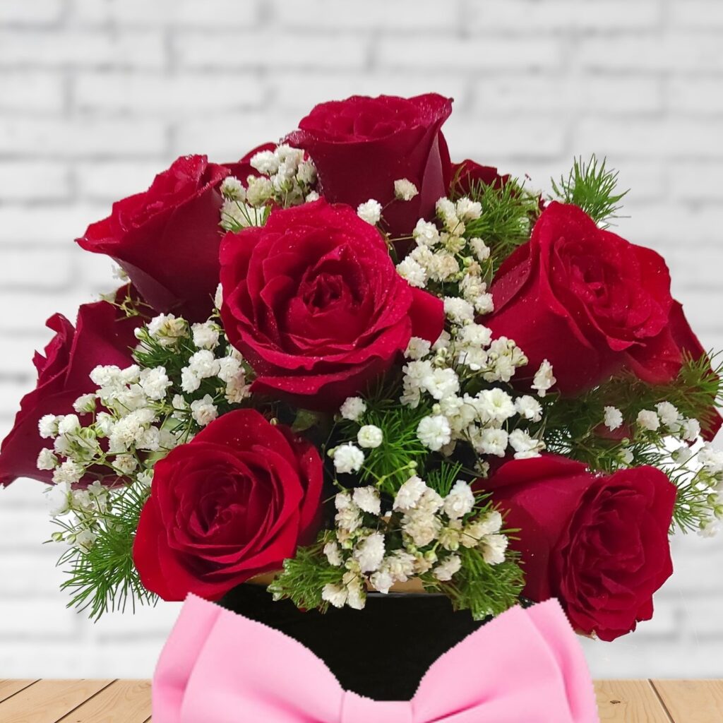 Valentine's Roses Bouquet delivery & order online - Blooming Florist