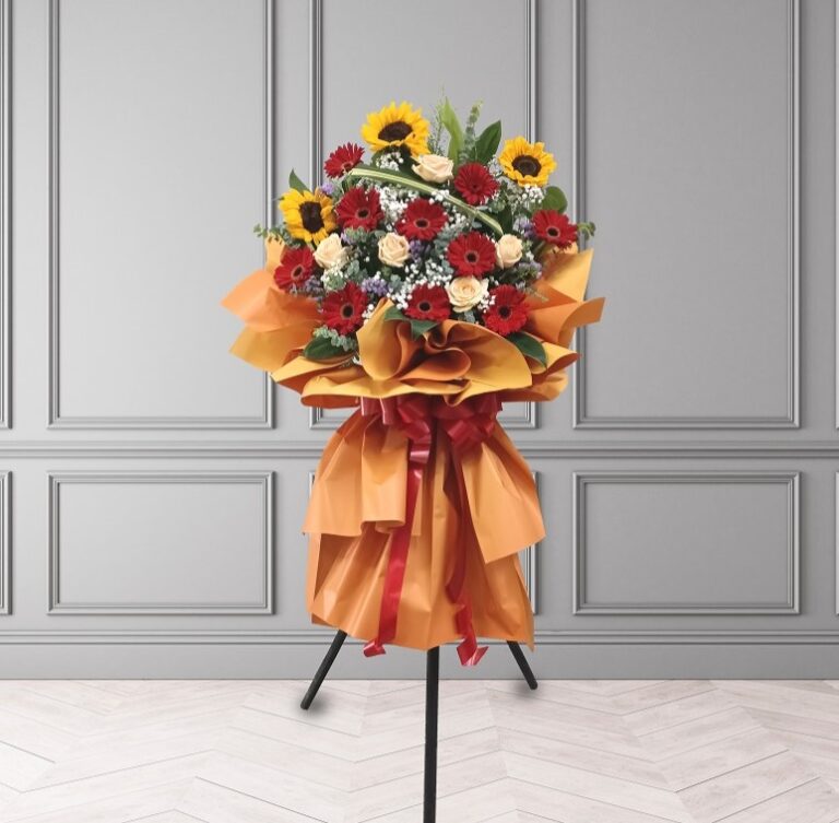 Buy Online Standing grand opening arrangement - Blooming