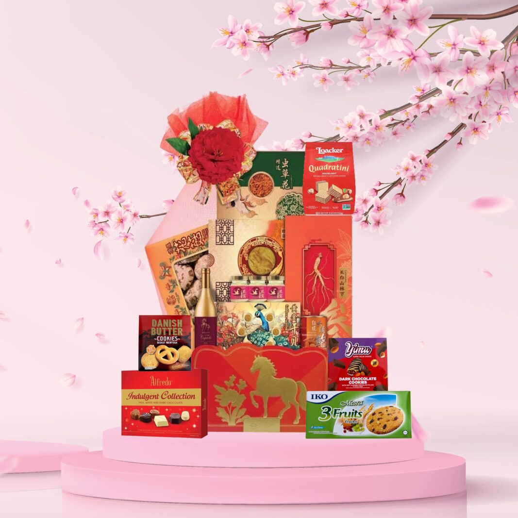 Chinese New Year hamper - Hamper delivery Malaysia - Blooming Florist
